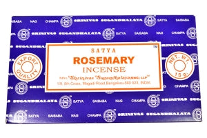 Satya Incense - Rosemary - Box Of 12 Packs – Tropitek-Wholesale