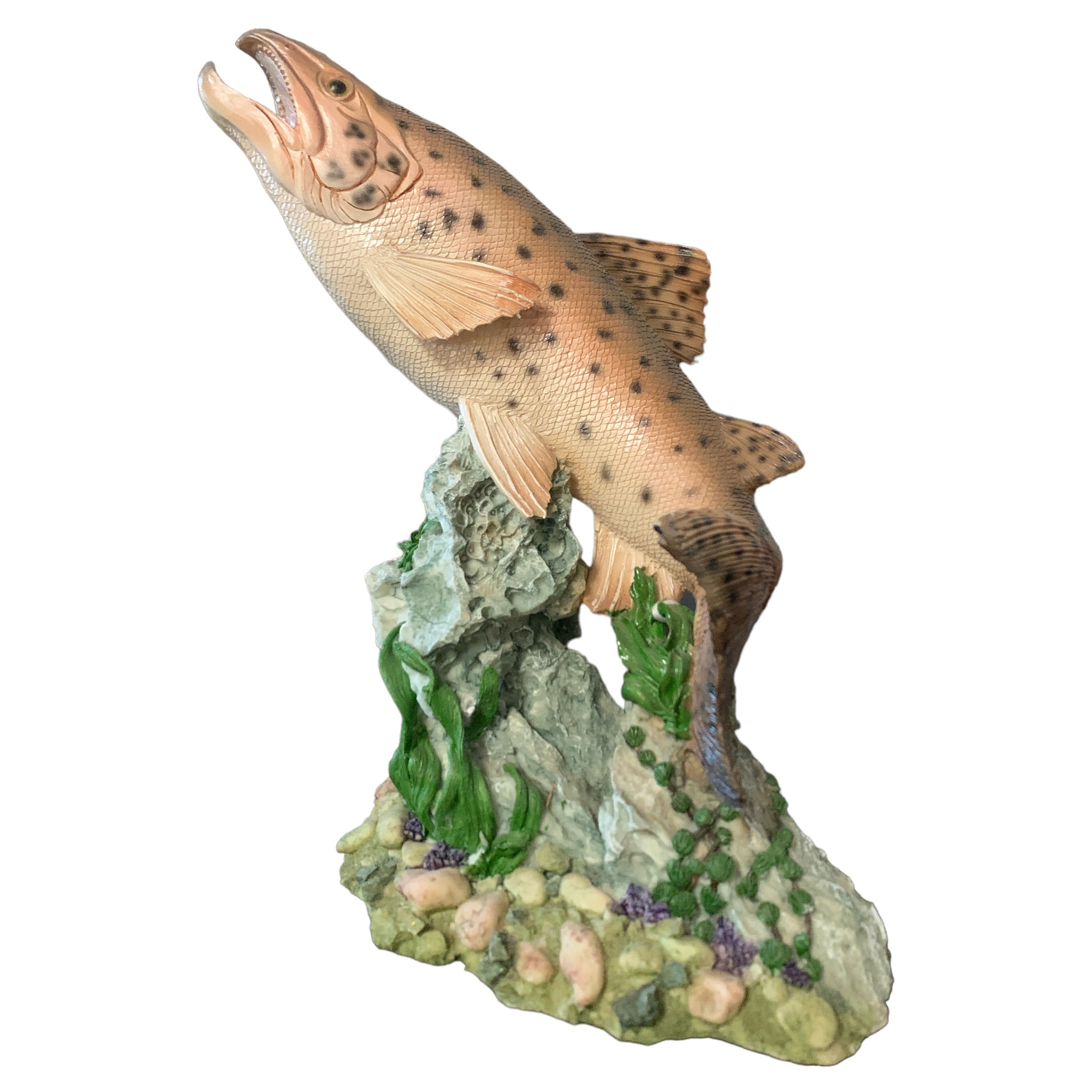 LARGE FISH STATUE -PINK SALMON 10 INCH – Tropitek-Wholesale